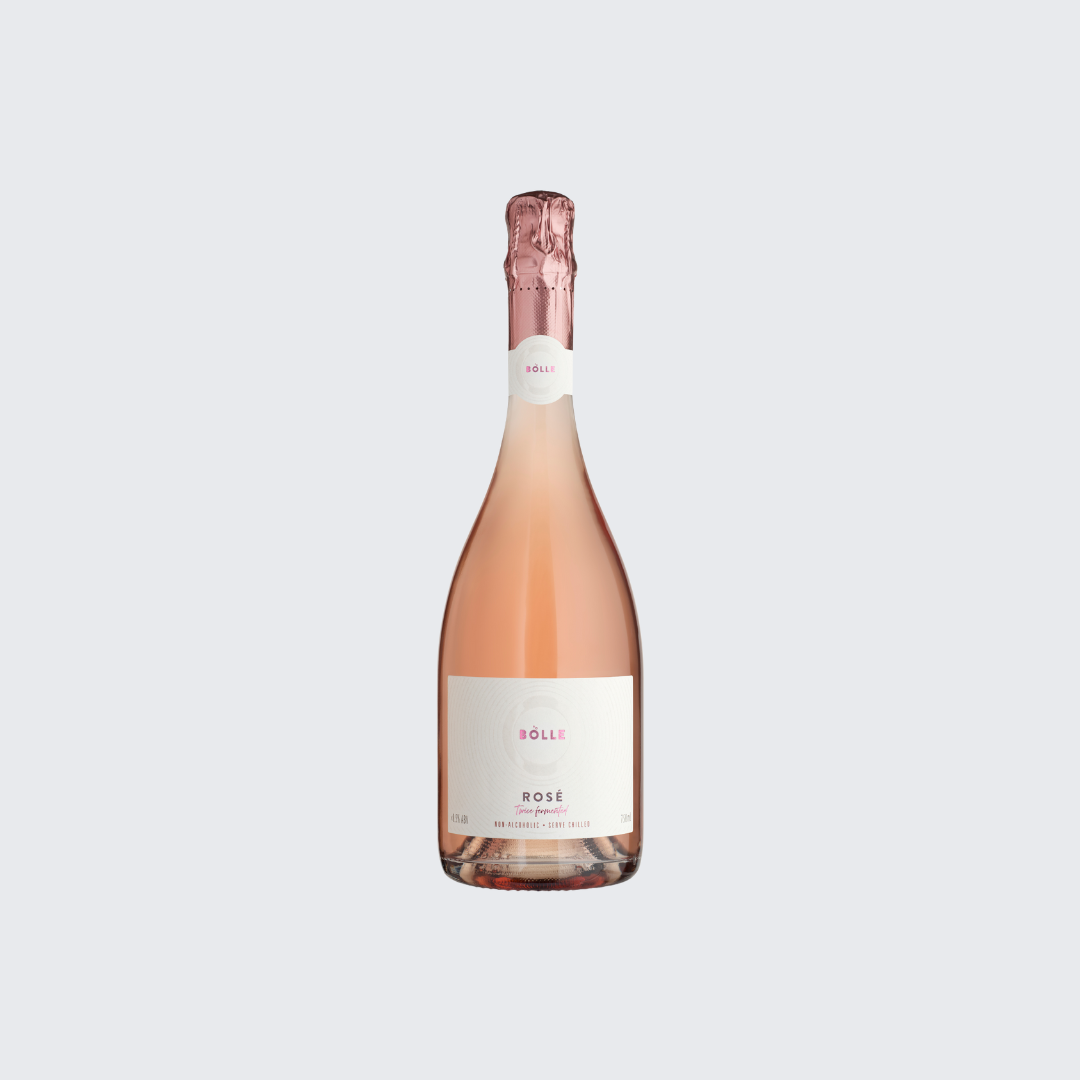 Bolle Rosé, twice fermented, non alcoholic – Lloyd's Wines Limited